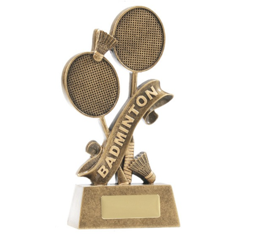 Gold Badminton Trophy | Premier Trophies