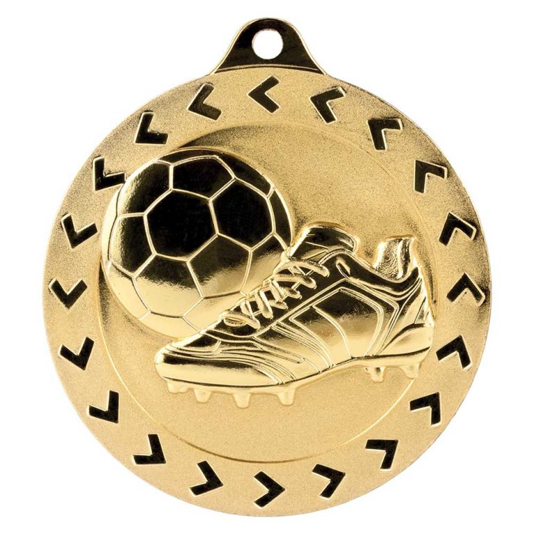 Cascade Stars Football ball & boot Medal 70mm | Premier Trophies