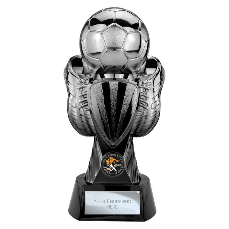 Tournament Football Heavyweight Gunmetal & Black | Premier Trophies
