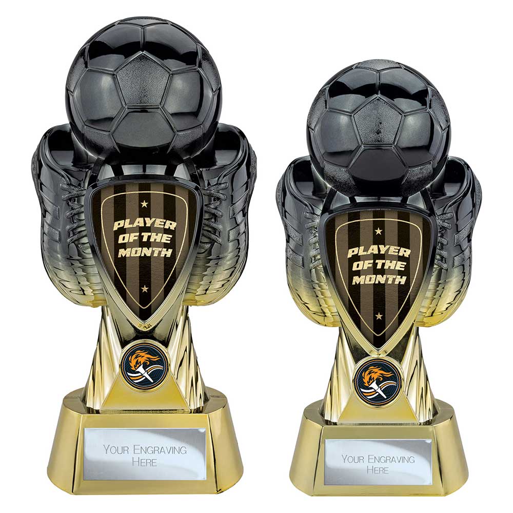 Tournament Football Heavyweight Player of the Month Gold & Black ...